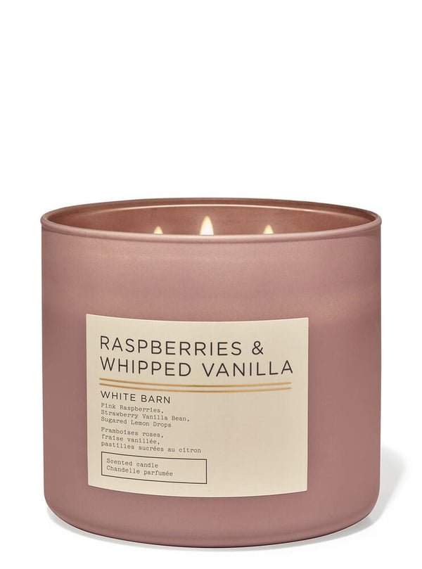 RASPBERRIES & WHIPPED VANILLA CANDLE – Beauty Barlb